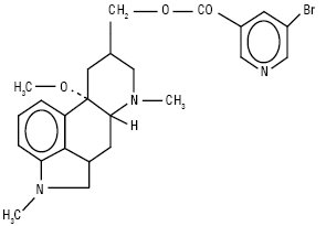 Ніцерголін, опис активної речовини та структурна формула ...
